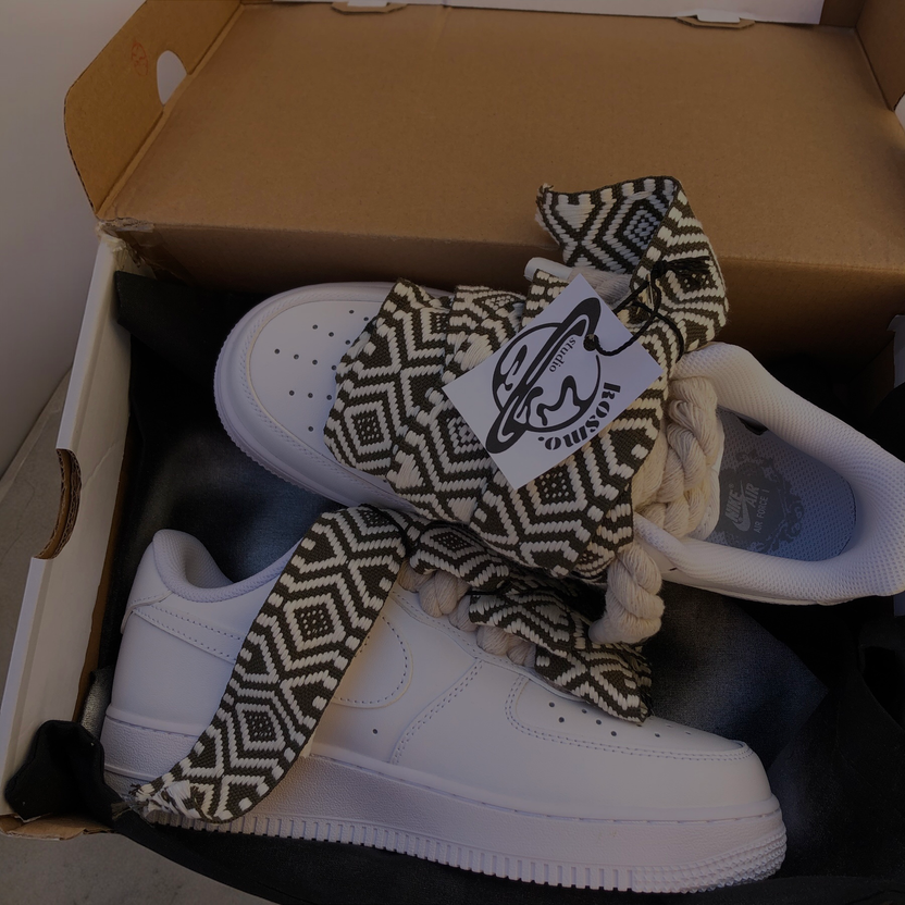 Nike Air Force 1 Rope Laces | Custom AF1 by Kosmo Studio – Kosmo studio